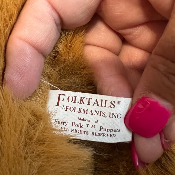 Folkmanis Inc | Toys | Vintage Folktails Furry Folk Plush Bear Puppet ...